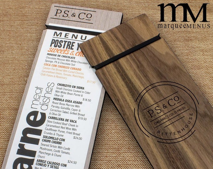 Custom Menu Holder With Silicone Menu Bands grafiti Brand Bands FREE ...