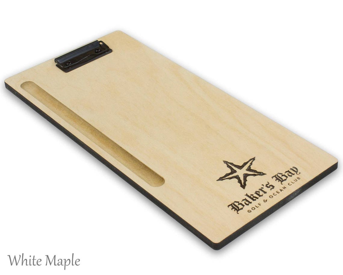 Custom Check Presenter With Low Profile Clip FREE LASER ENGRAVING - Etsy