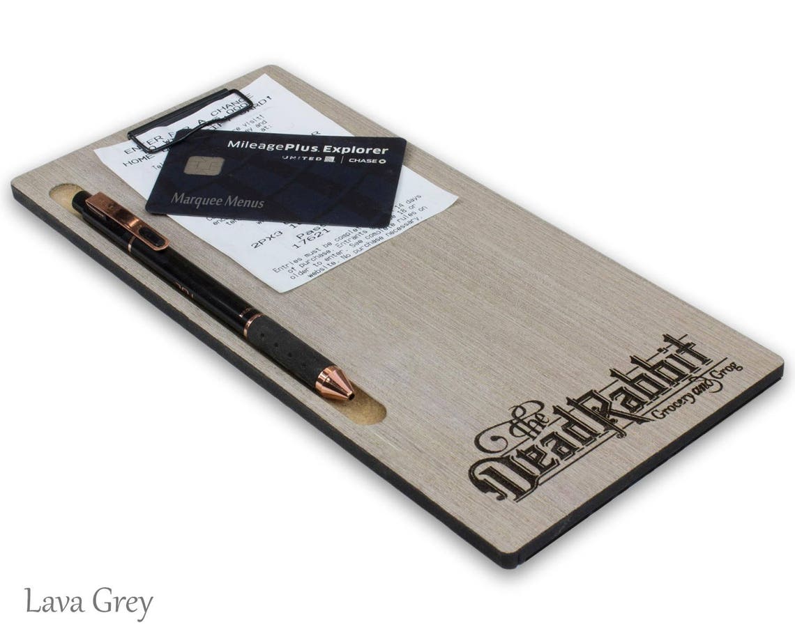 Custom Check Presenter With Low Profile Clip FREE LASER ENGRAVING - Etsy