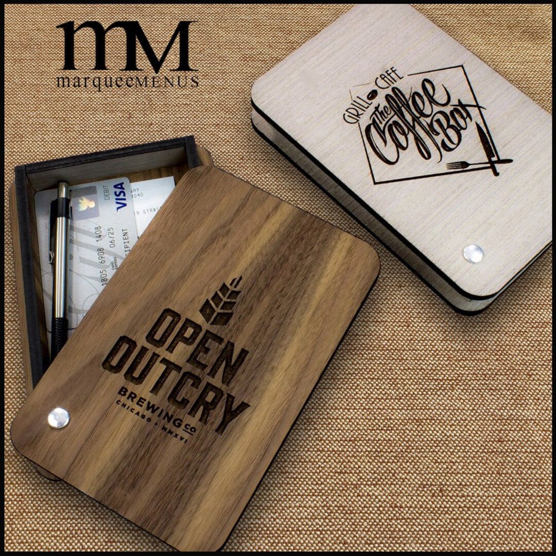 Custom Check Presenter Box With Rotating Lid FREE LASER ENGRAVING - Etsy