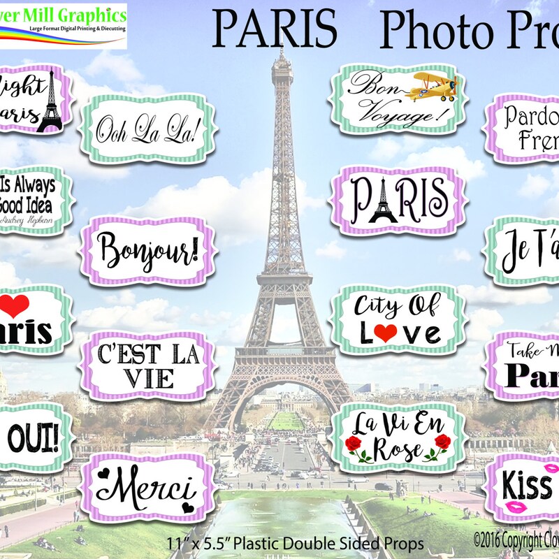 Paris Photo Props - Etsy
