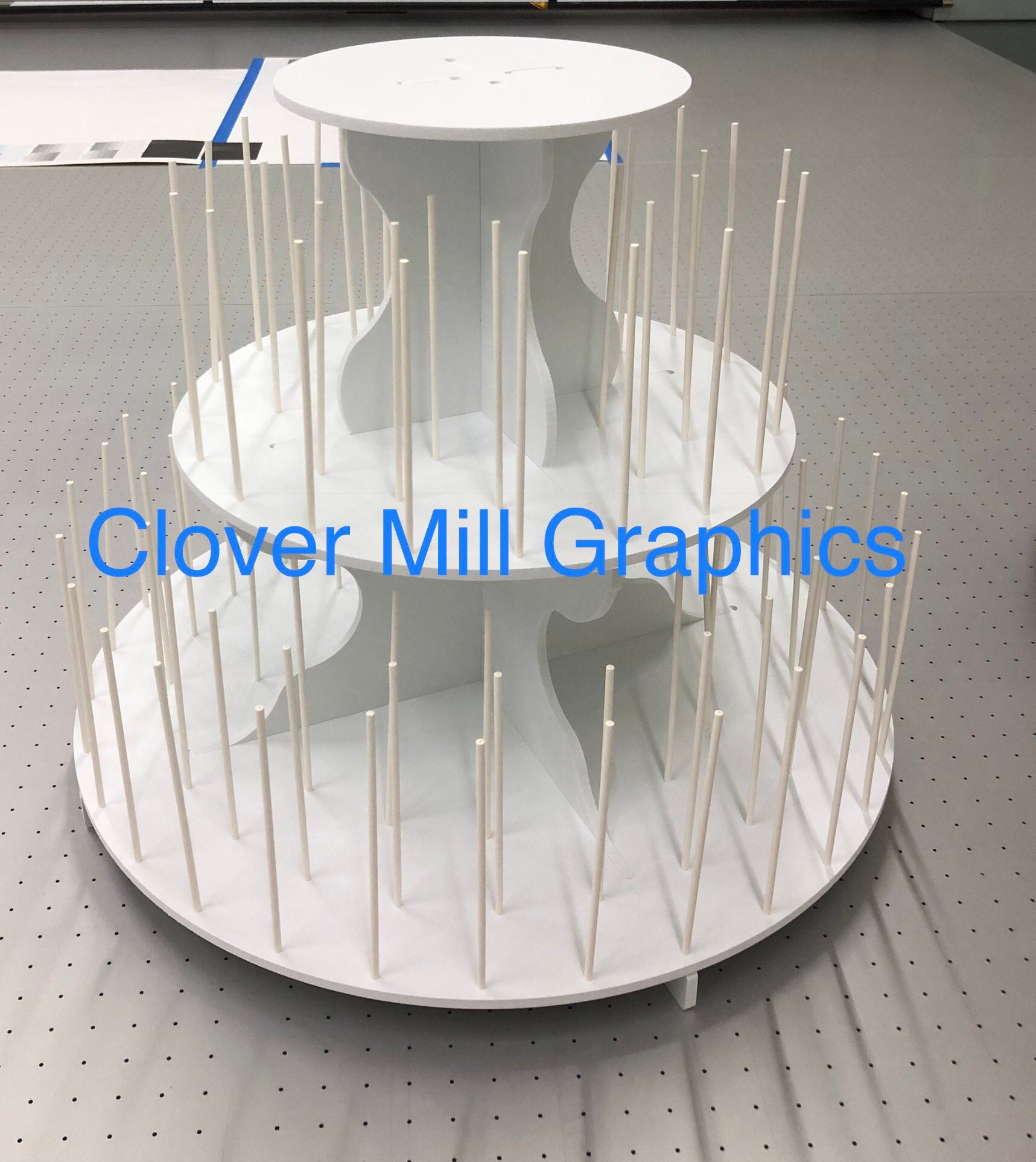 3 Tier Cake Pop & Cupcake Display Tower 127 POPS - Etsy