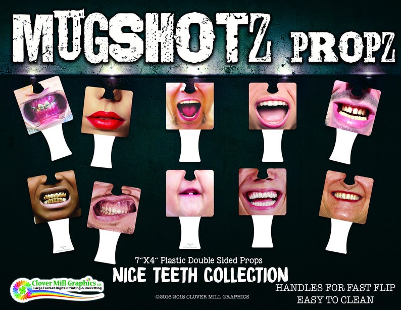 Photo Face Props Mugshotz - Etsy