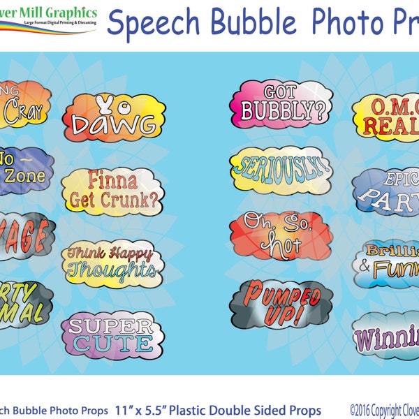 Speech Bubble Prop - Etsy
