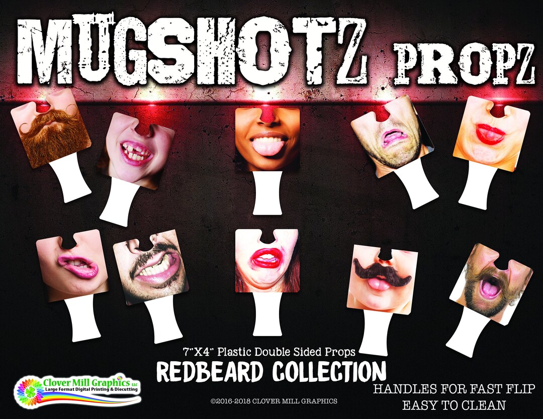 Photo Face Props Mugshotz - Etsy