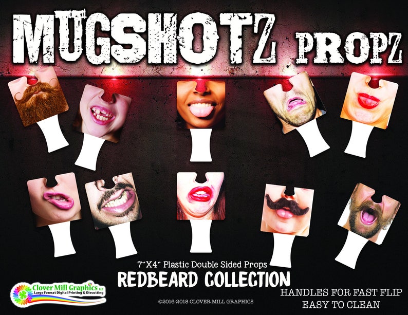 Photo Face Props Mugshotz | Etsy