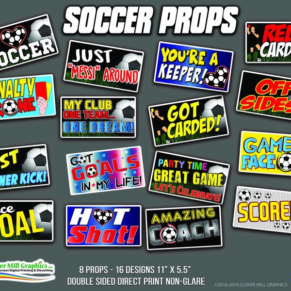 Soccer Photo Props - Etsy