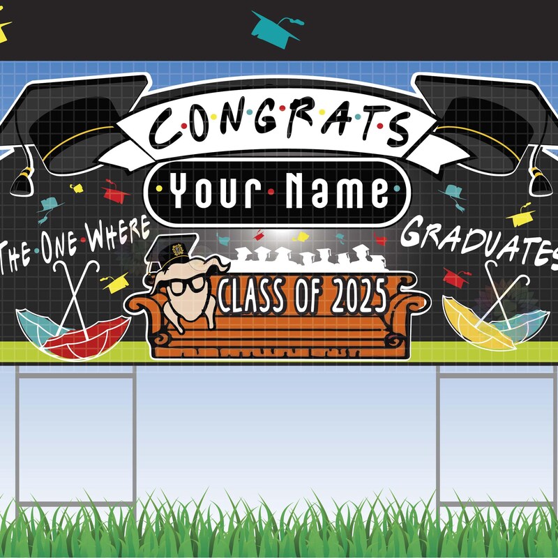 Friends Graduation Banner - Etsy
