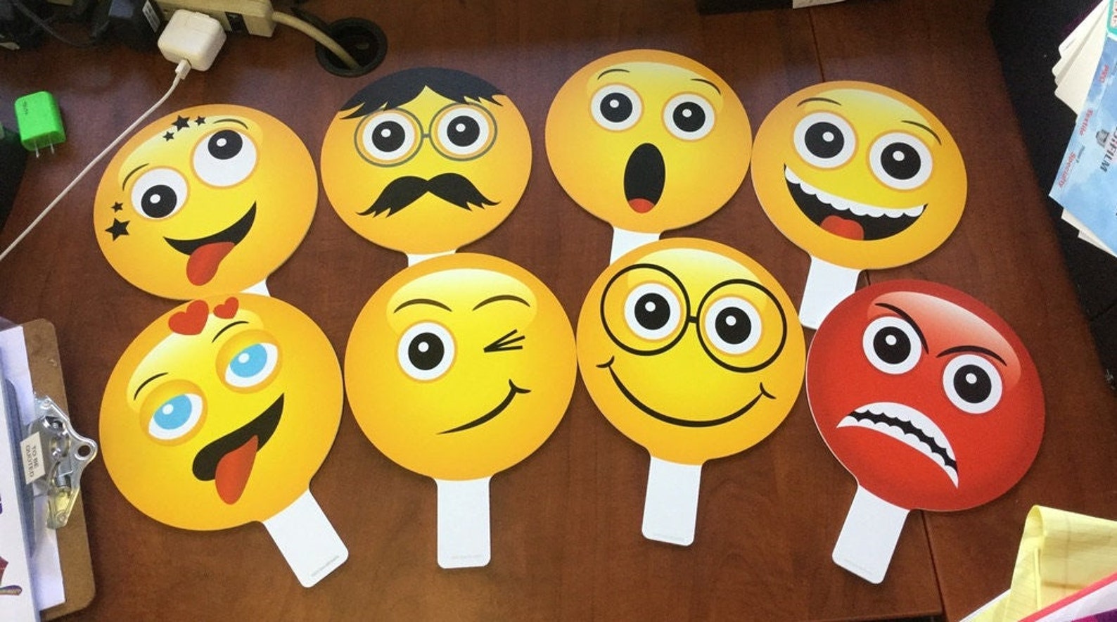 Emoji Party Fun Face Photo Props - Etsy