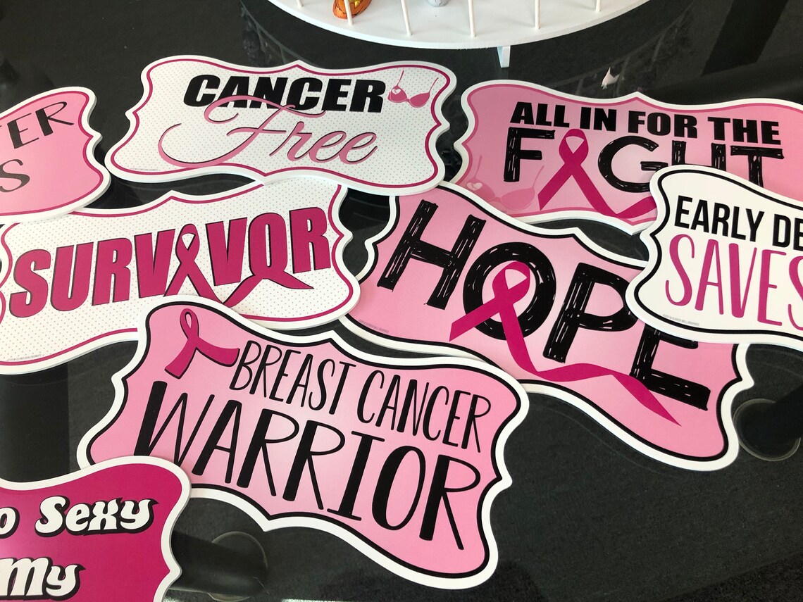 Breast Cancer Awareness Photo Props - Etsy