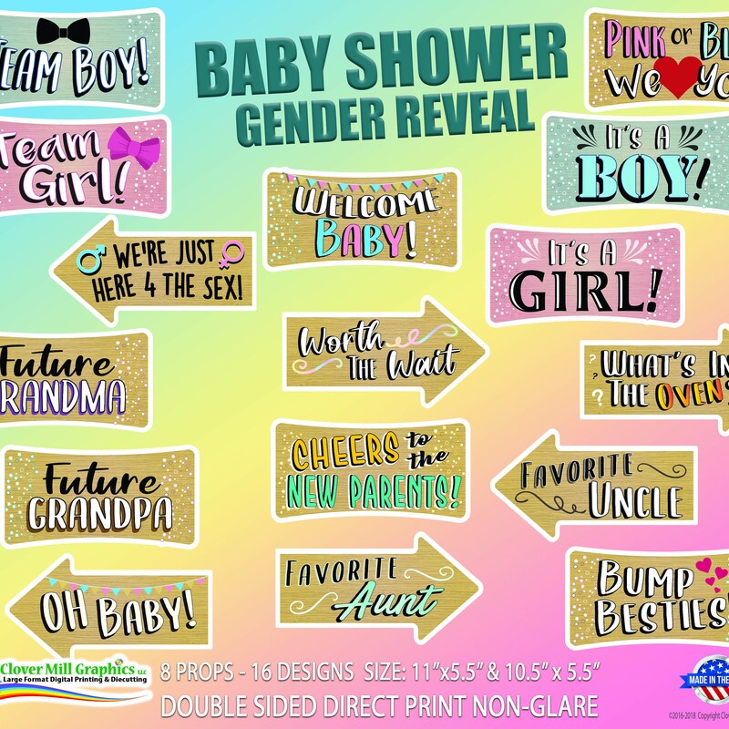 Gender Reveal Photo Booth - Etsy