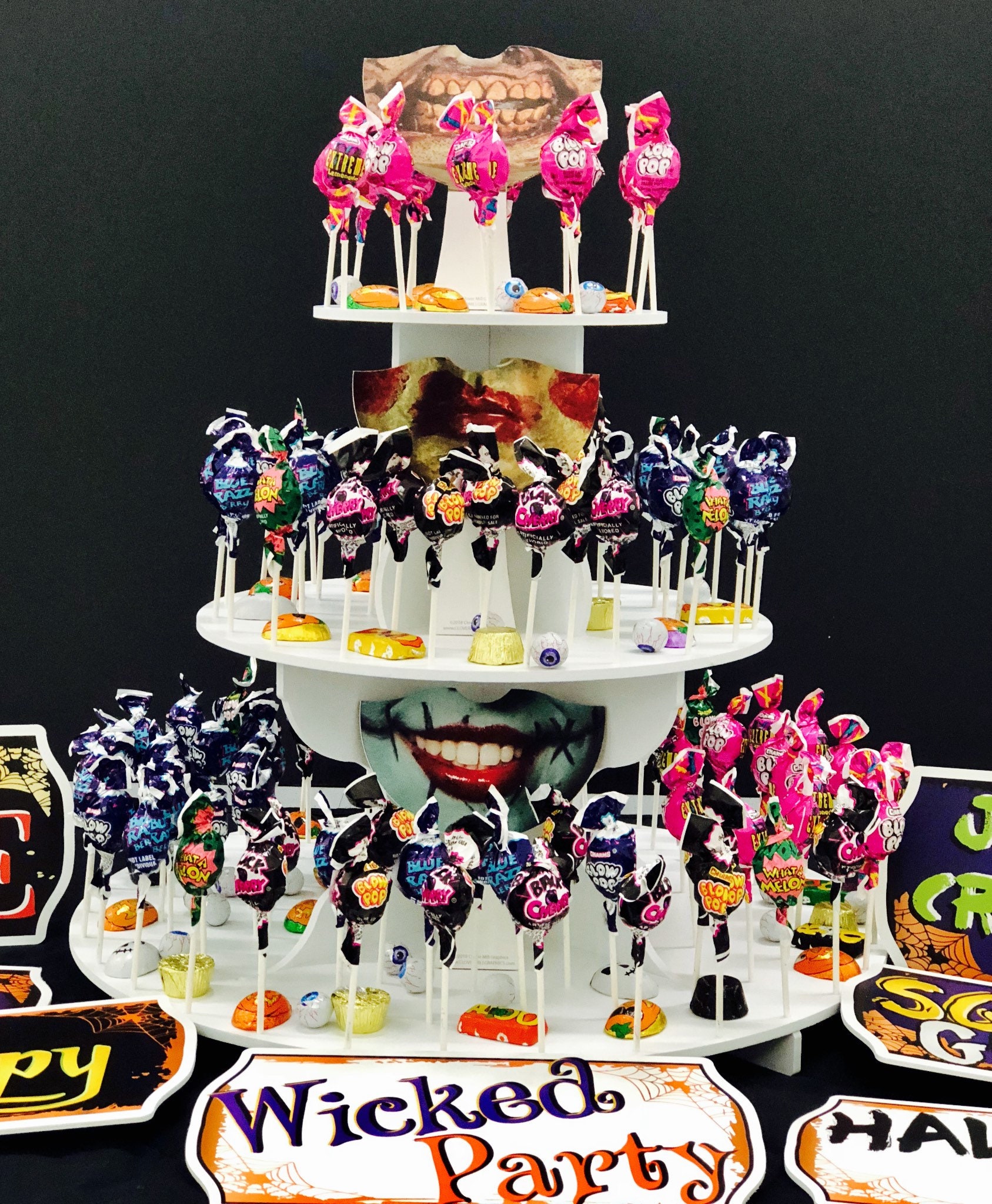 3 Tier Cake Pop & Cupcake Display Tower 127 POPS - Etsy