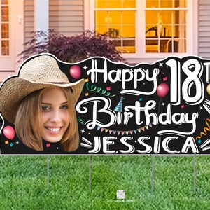Jumbo Yard Card Signs Customizable Birthdays Quick Ship - Etsy