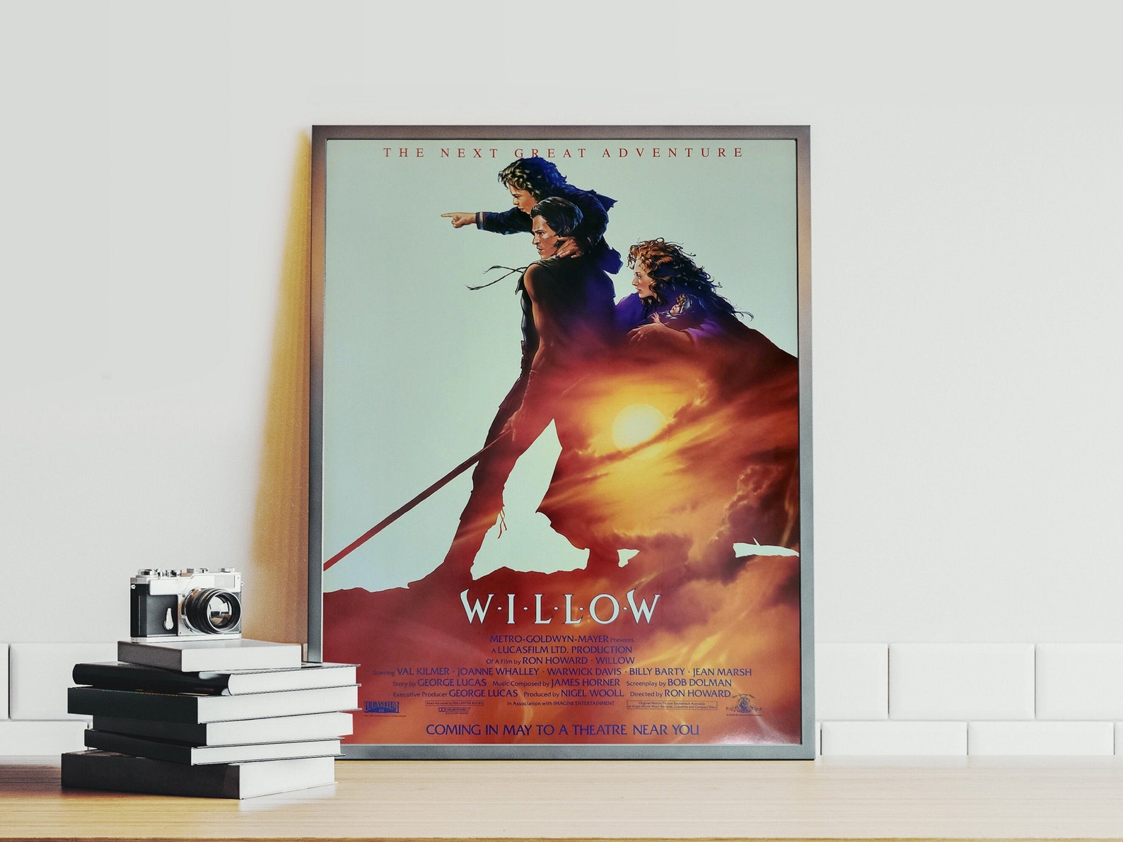 Original "willow" Authentic Movie Poster - Rare Style B Advance One ...