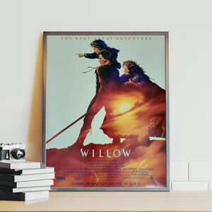 Original "willow" Authentic Movie Poster - Rare Style B Advance One ...