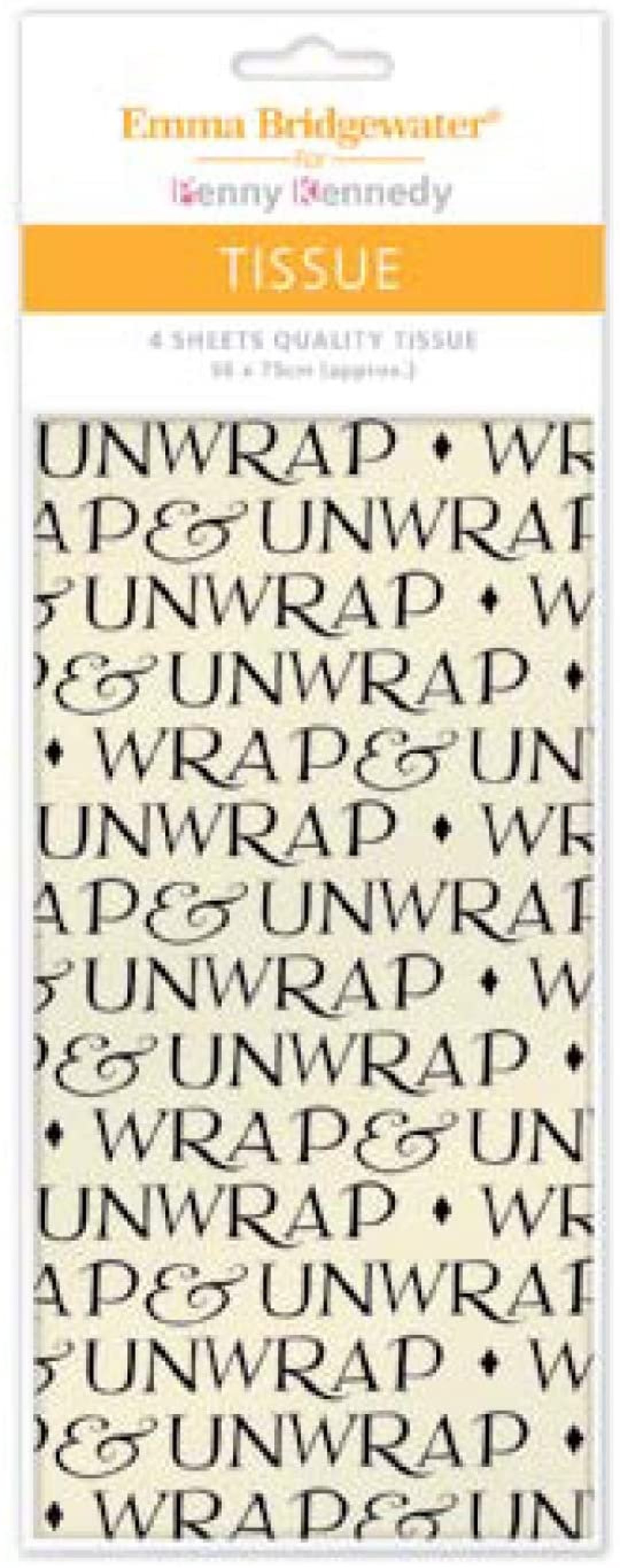 Emma Bridgewater Black Toast Etch Wrap Unwrap Tissue Wrapping Paper 4 ...