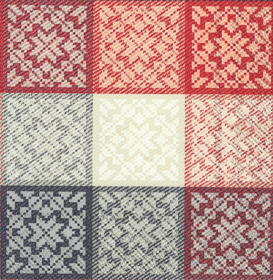 Brenda Red Patchwork Knitting IHR Paper Table Napkins 33 Cm Square 3 ...
