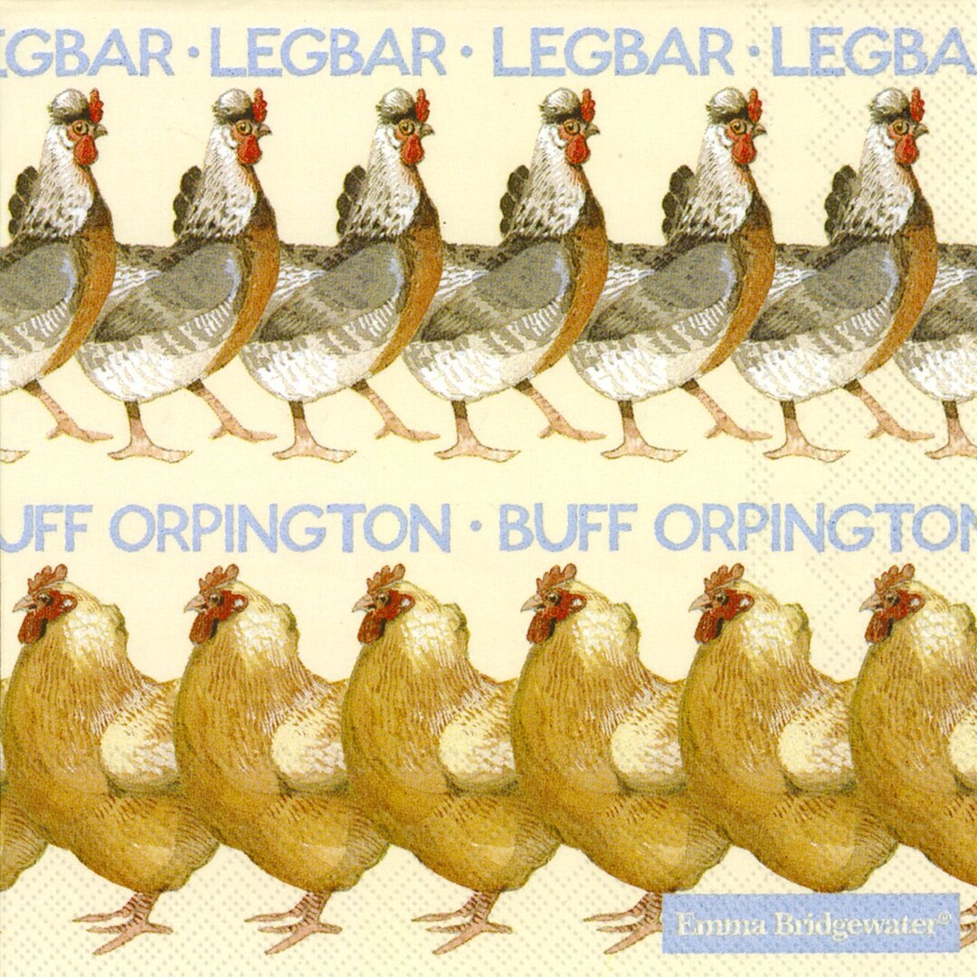 Emma Bridgewater Hens Chickens Easter IHR Paper Table Napkins 33 Cm ...