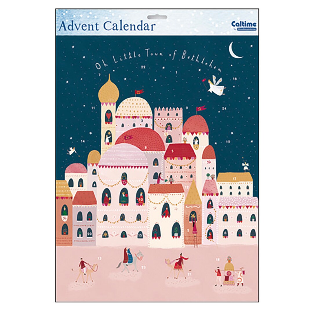 Oh Little Town of Bethlehem Advent Calendar 315 X 410 Mm Caltime With ...