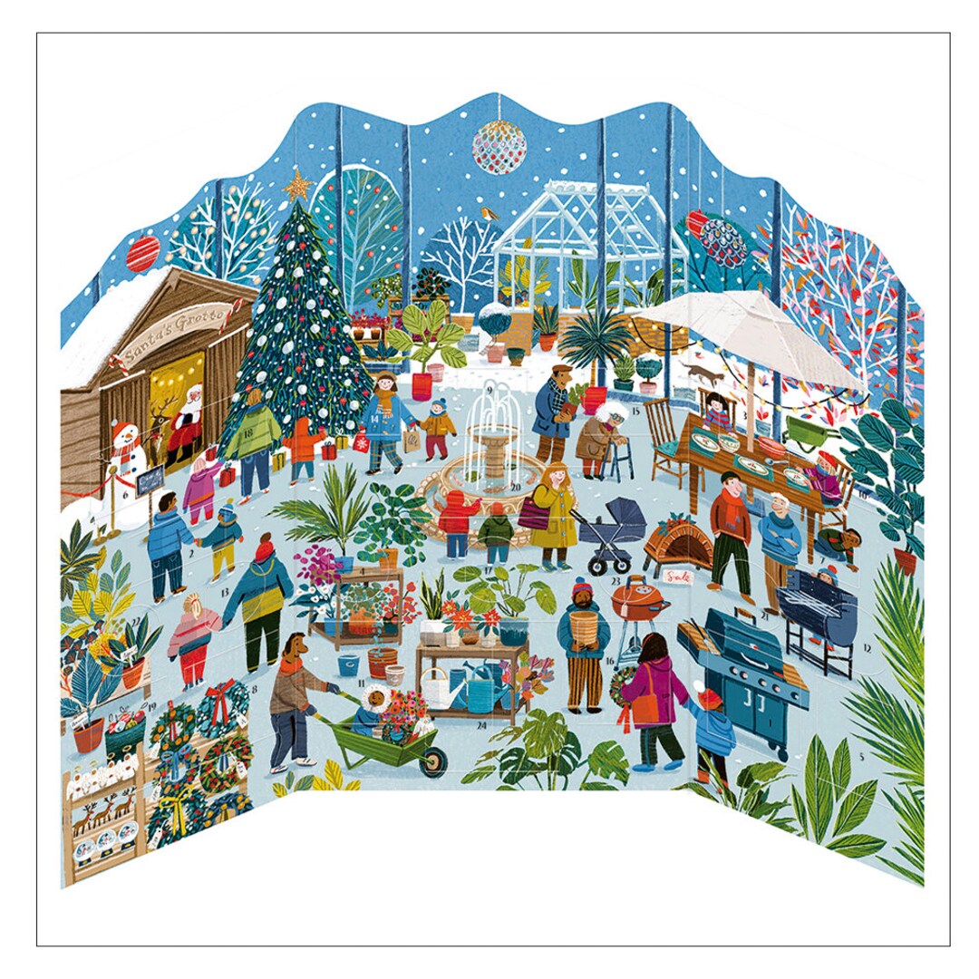 3D Grand Garden Centre Caltime Advent Calendar 458 X 375 Mm - Etsy