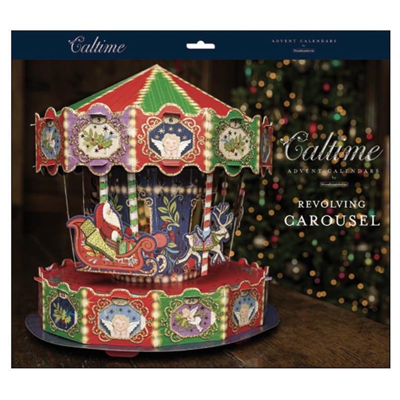 3D Pop up Carousel Roundabout Caltime Advent Calendar 450mm X 370mm - Etsy