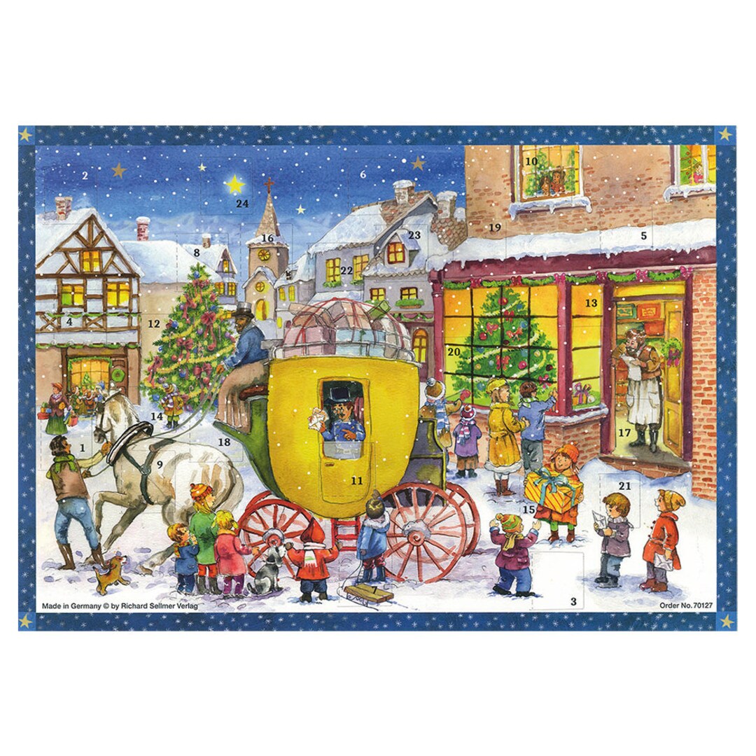 Horse and Carriage Richard Sellmer 355 X 265mm Glitter & Translucent ...