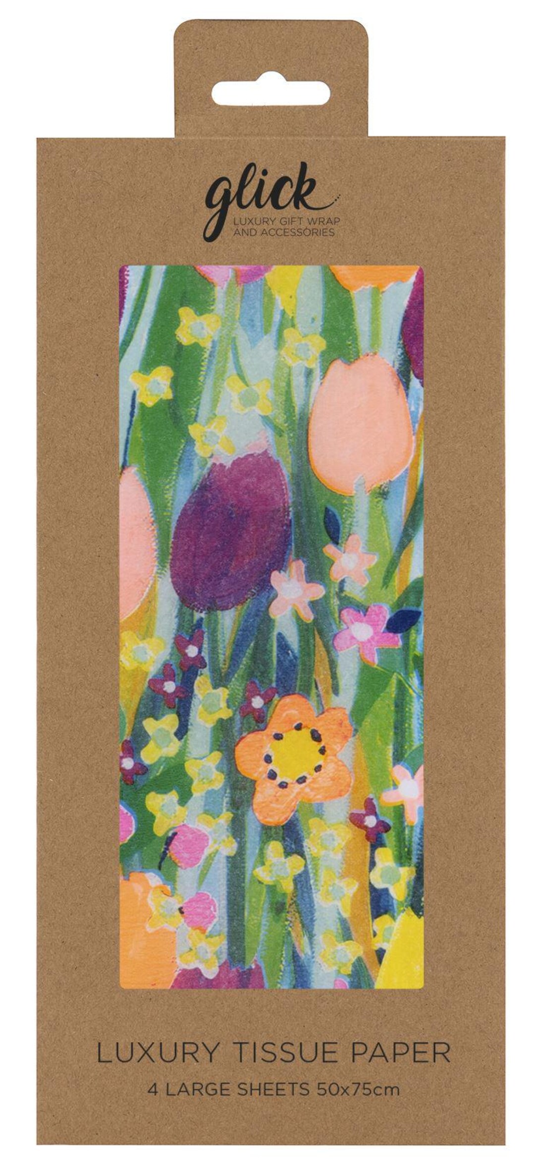 Tulip Meadow Glick 4 Sheets Tissue Wrapping Paper 50 X 75 Cm - Etsy