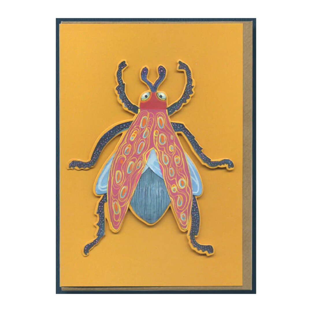 Plant Hopper Die Cut Card Blank Card 7 X 5 Inches With Envelope Daniel ...