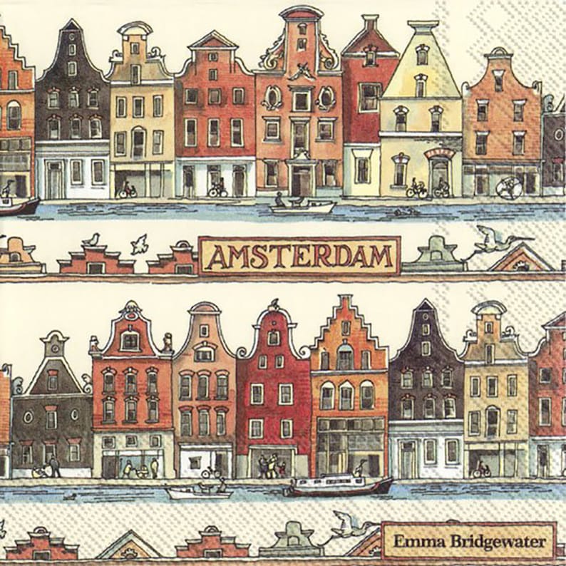 Emma Bridgewater AMSTERDAM IHR Paper Table Napkins 33 Cm Square 3 Ply ...