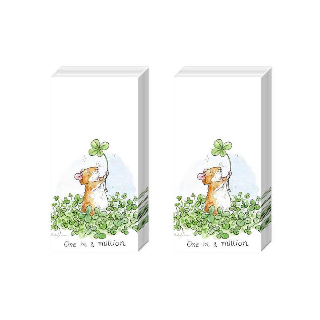 One in a Million Good Luck Clover Mouse Tissues 2 Packs of 10 IHR ...