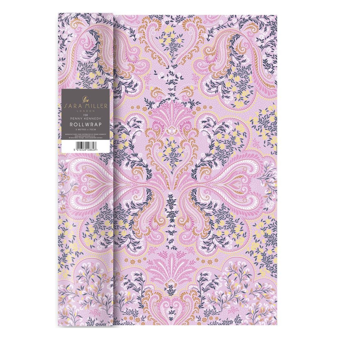 Sara Miller Decorative Filigree Iced Pink 3 M X 70 Cm High Quality ...