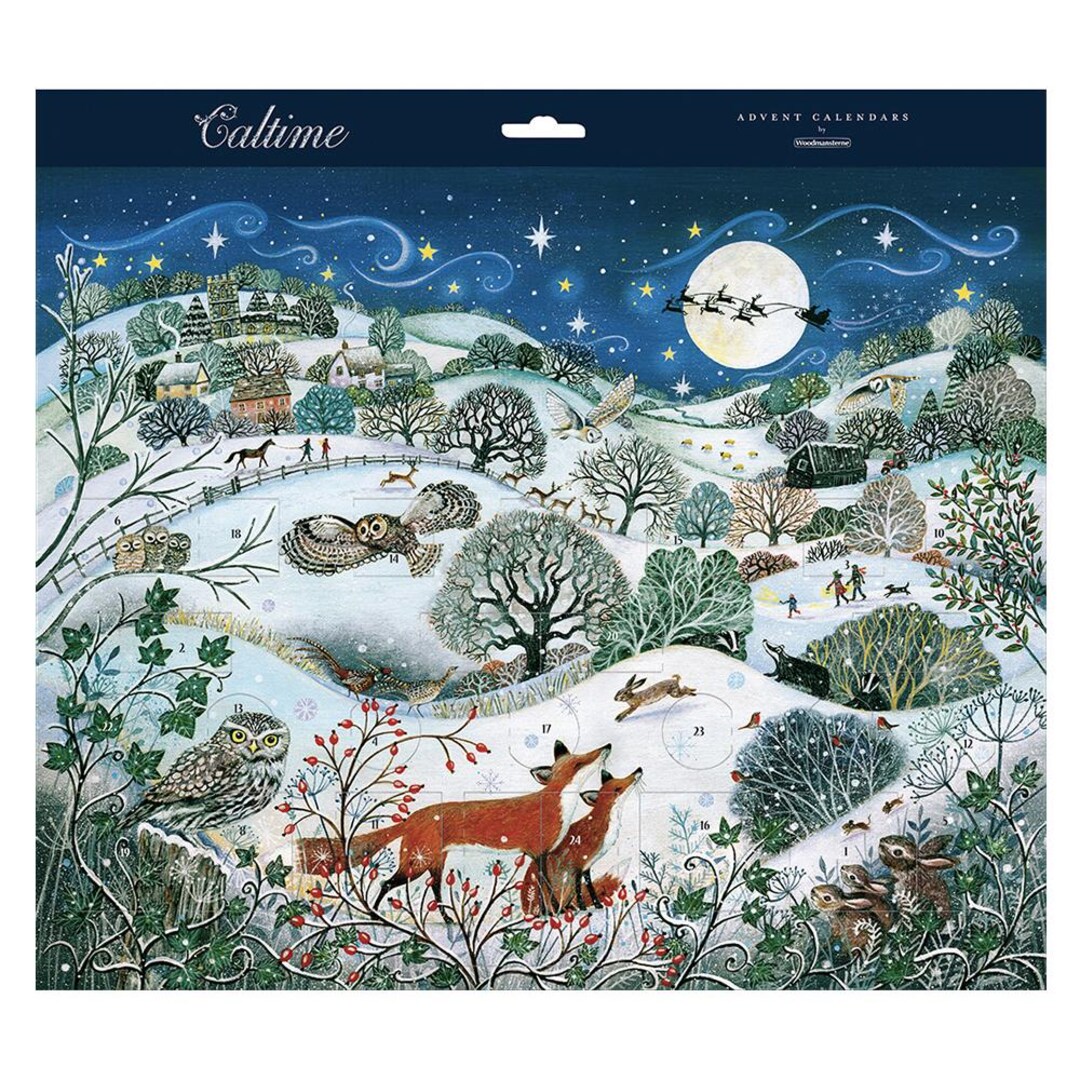 3 D Wildlife Grand Caltime Advent Calendar 442 X 362 Mm Caltime With 24 ...