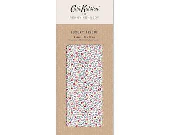 Cath Kidston Archive Rose Tissue Wrapping Paper 4 Sheets 50 X 70 Cm - Etsy