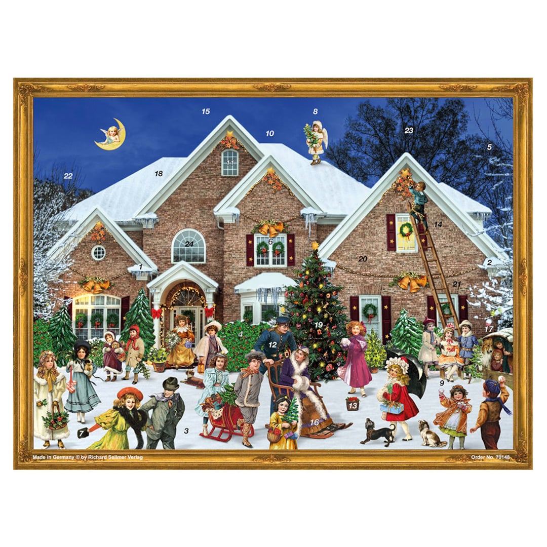 House in the Snow Richard Sellmer 355 X 265mm Glitter & Translucent ...