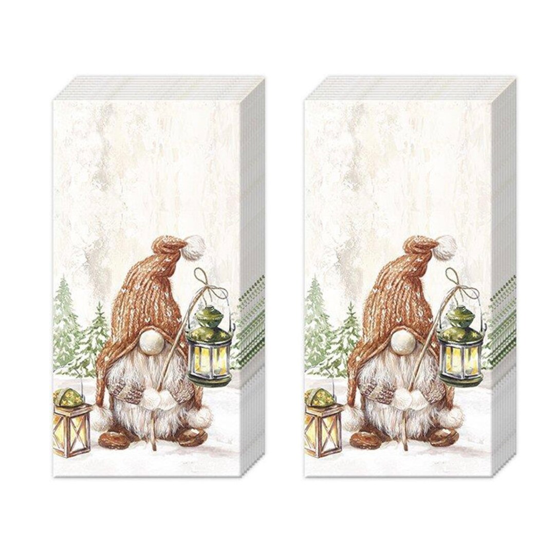 Simple Seasons Welcome Gnome Christmas Pocket Novelty Tissues 2 Packs ...