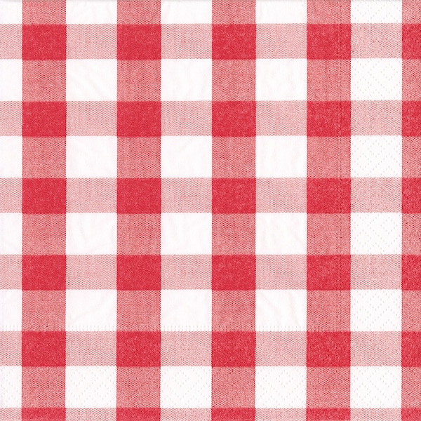 Red Gingham Napkins - Etsy