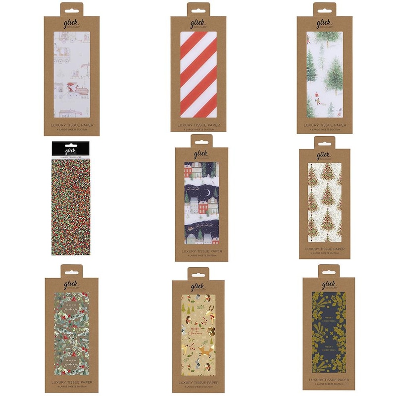 Glick Christmas Tissue - Etsy UK