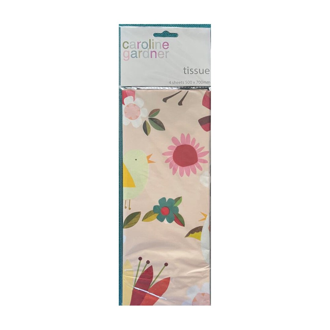 Caroline Gardner Bird Tissue Wrapping Paper 4 Sheets 50 X 70 Cm - Etsy
