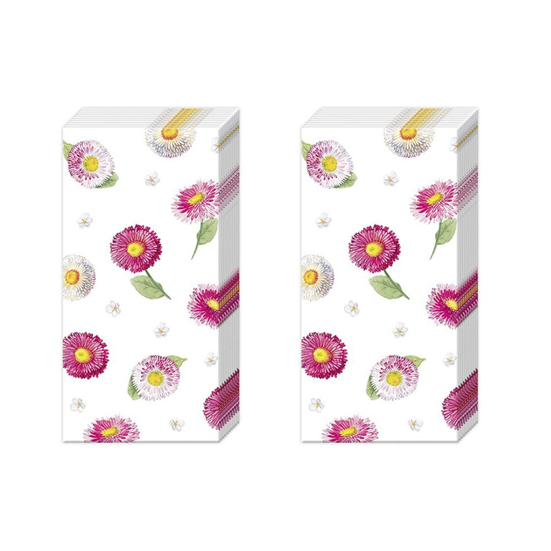 Bellies Allover Daisy Flowers Novelty Tissues 2 Packs of 10 IHR Tissues ...