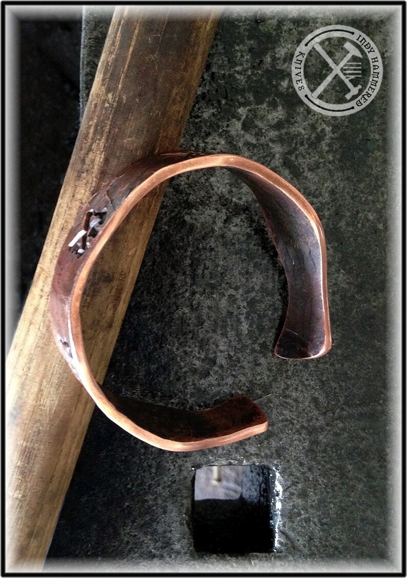 Hammered Copper Bracelet - Etsy