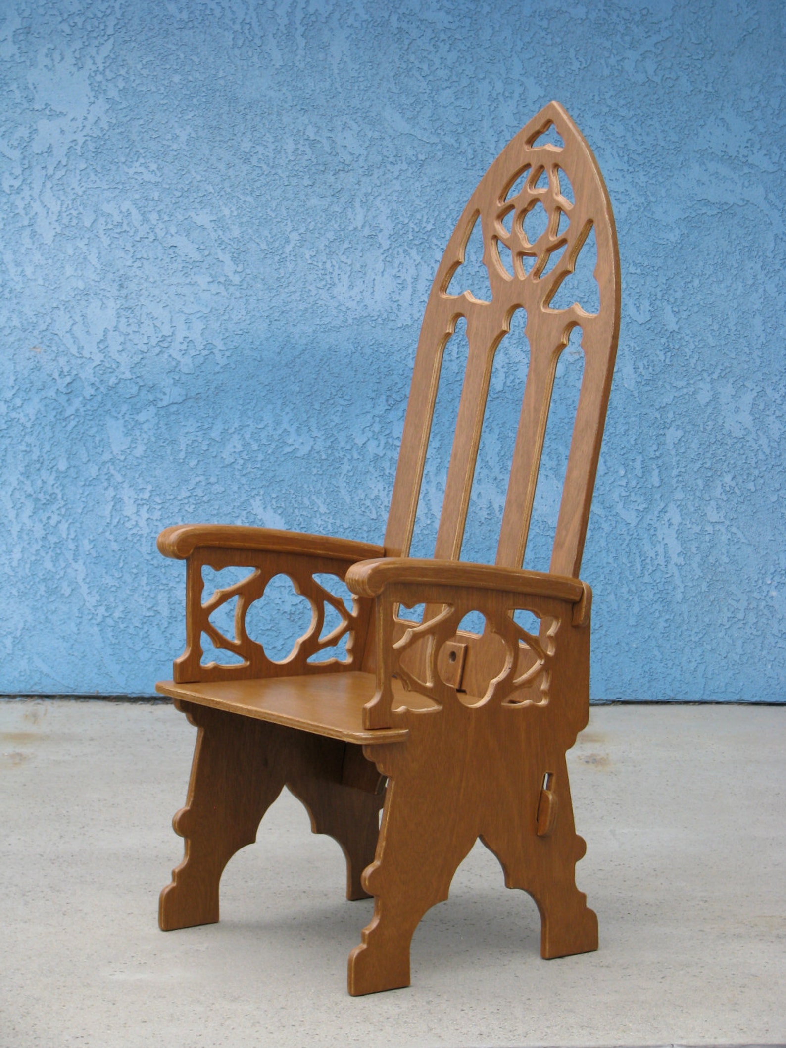 Medieval Window Back Chair - Etsy