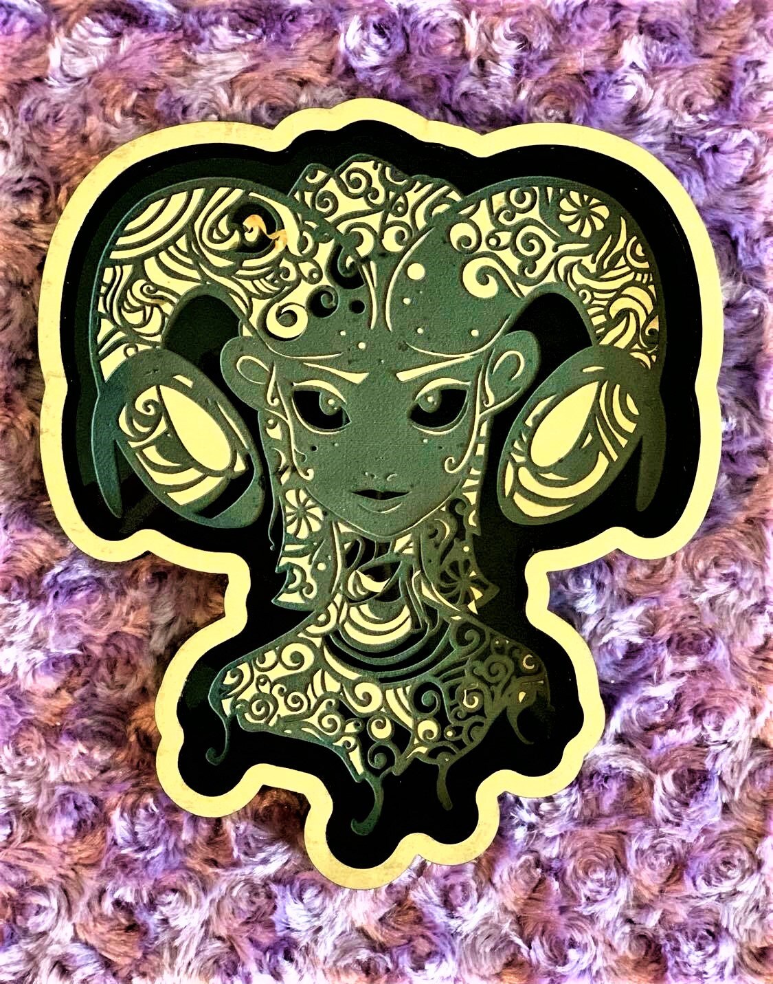 Ram Lady Deep Tray Mold/ram Lady Rolling Tray/ram Girl Deep - Etsy