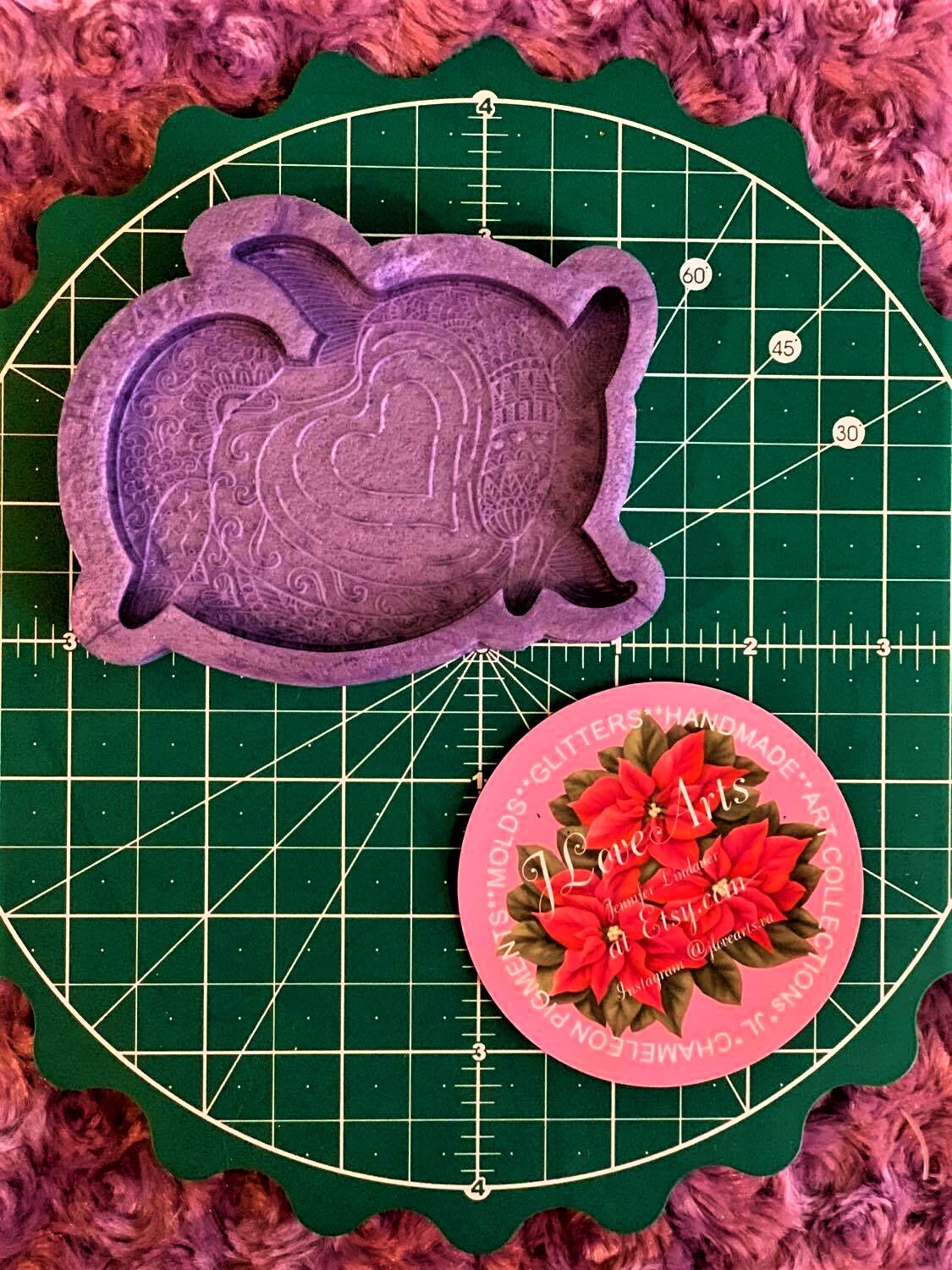 Dolphin Love Mold/keychain Mold/coaster Mold/dolphin Mold - Etsy