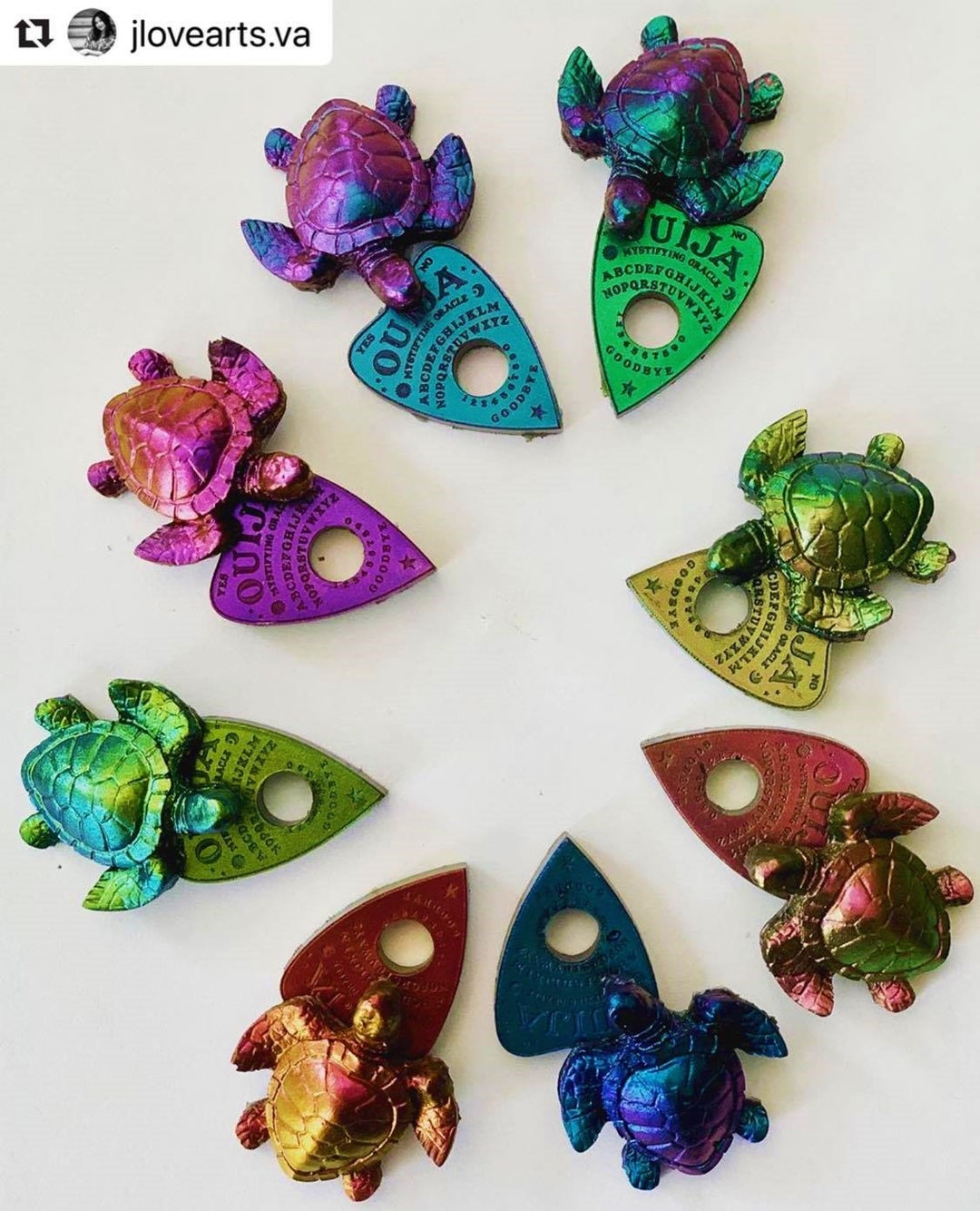 1 Set Chameleon Color Shift Pigments/mica Powders 8pcs. (anastacia ...