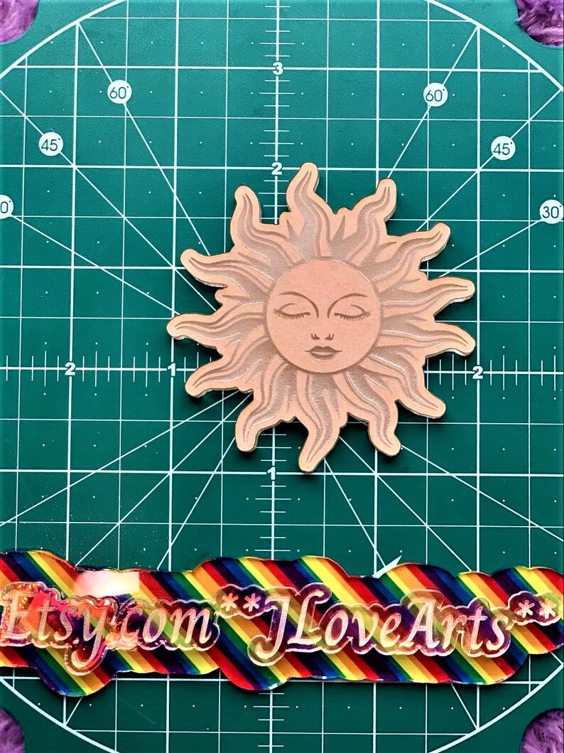 Sun Face Keychain/Pendant Mold/Sun Keychain Mold/Sun Pendant Mold/Sun ...