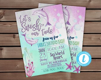 Ocean invitation | Etsy