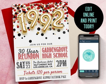 Class Reunion 1992 - Etsy