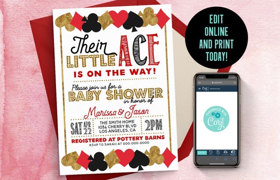 Poker Themed Baby Shower Casino Night Party Ideas Fern And Maple
