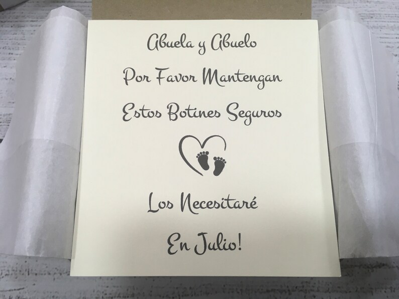 Spanish Pregnancy Announcement Parents Pregnancy - Etsy