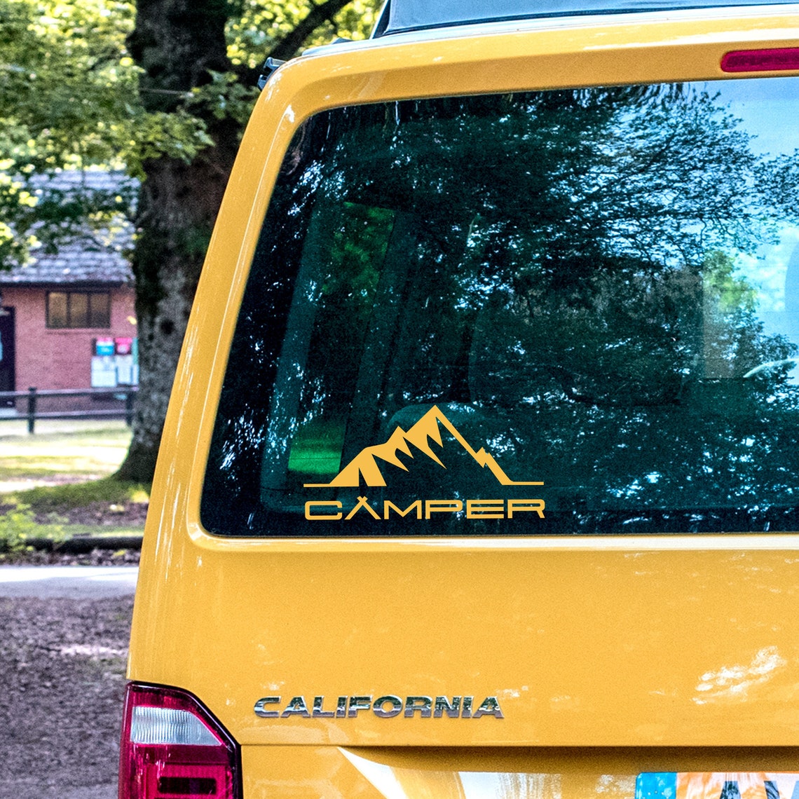 1 X Camper Mountain Sticker Camper Van Window Decal / - Etsy UK